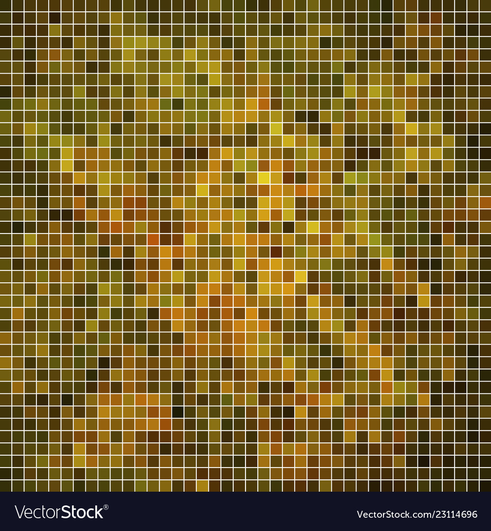 Abstract square pixel mosaic background Royalty Free Vector