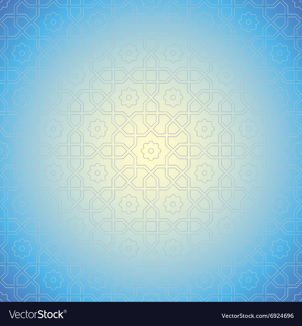 Arabian pattern background Royalty Free Vector Image