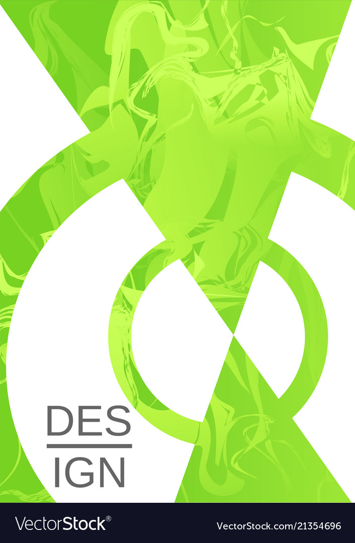 Creative fluid background from current forms Vector Image