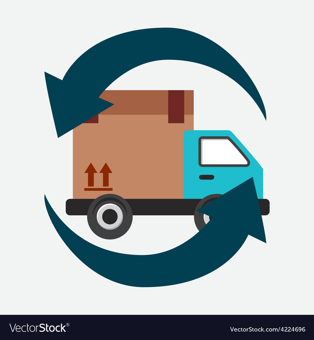 Delivery concept Royalty Free Vector Image - VectorStock