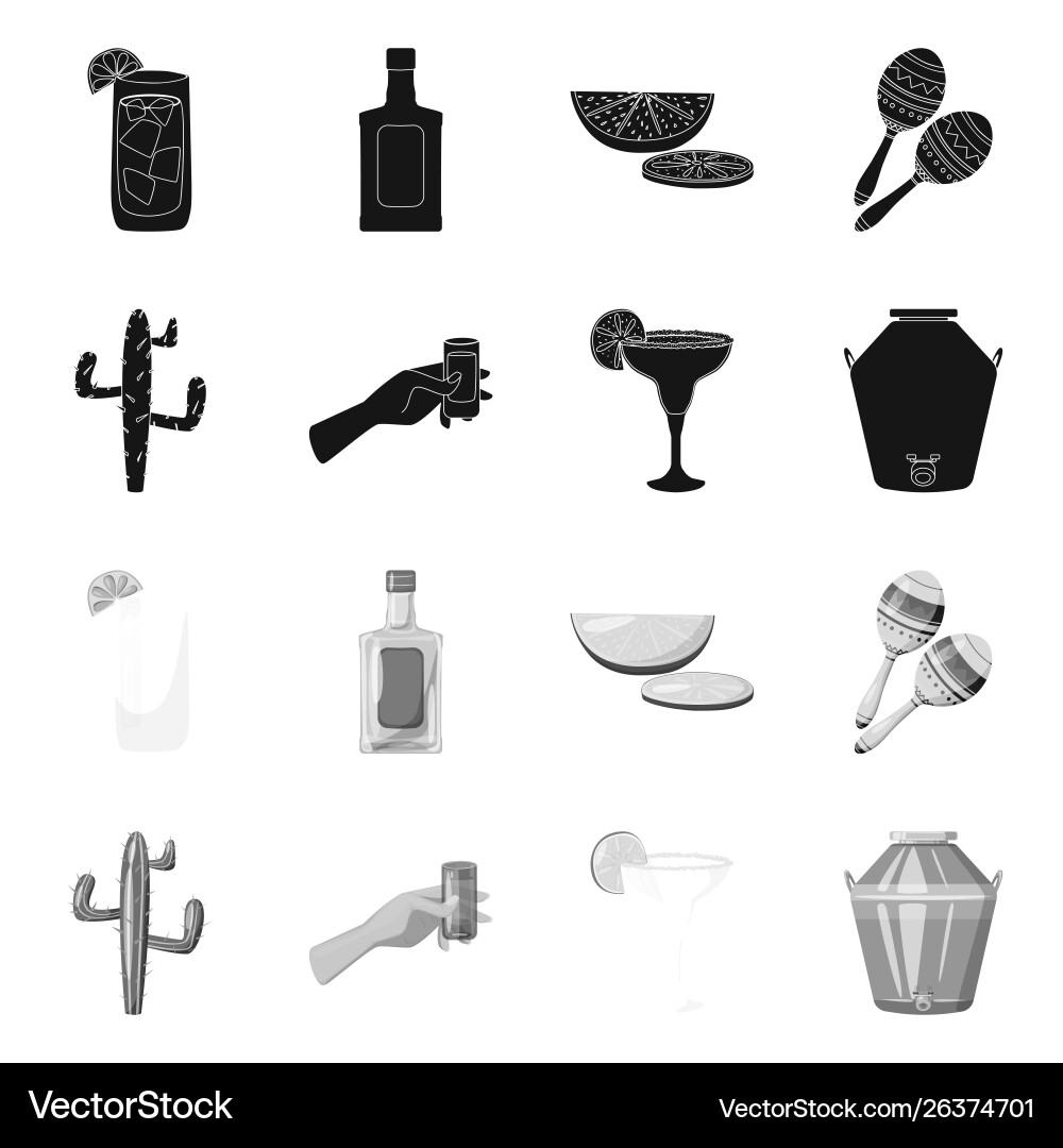 Design cafe and latin sign set Royalty Free Vector Image