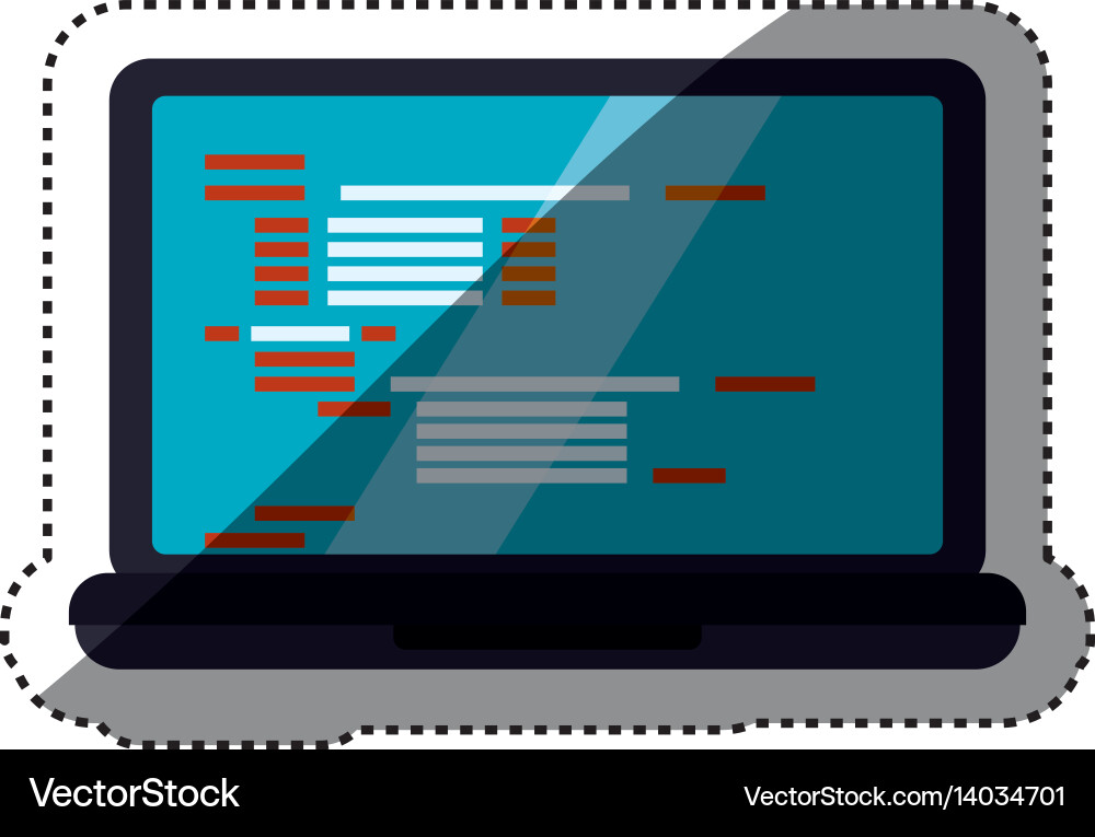 Html programming code Royalty Free Vector Image