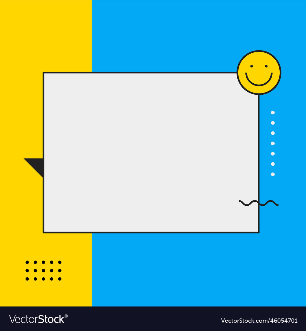 Quote text bubble note message and comment line Vector Image