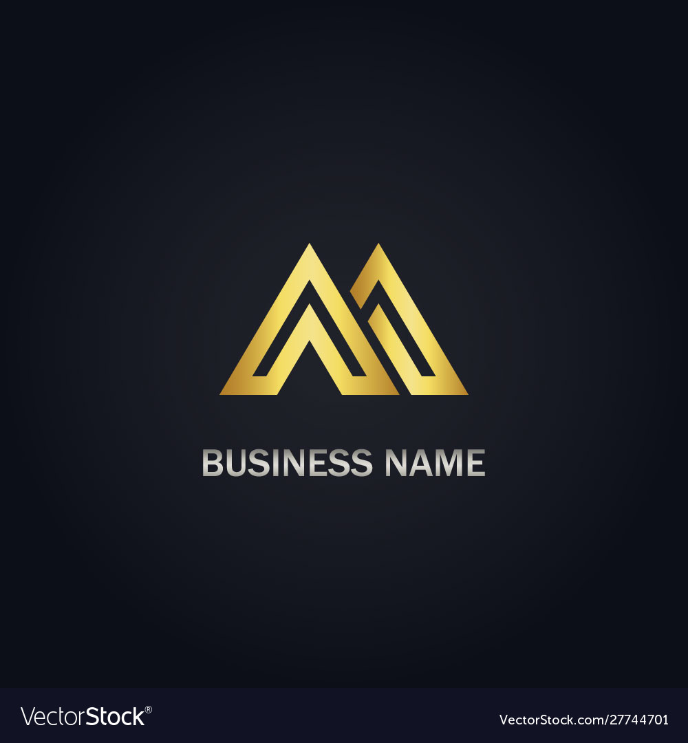 Green Triangle With M Logo