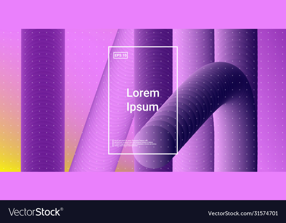 Wavy geometric shape Royalty Free Vector Image