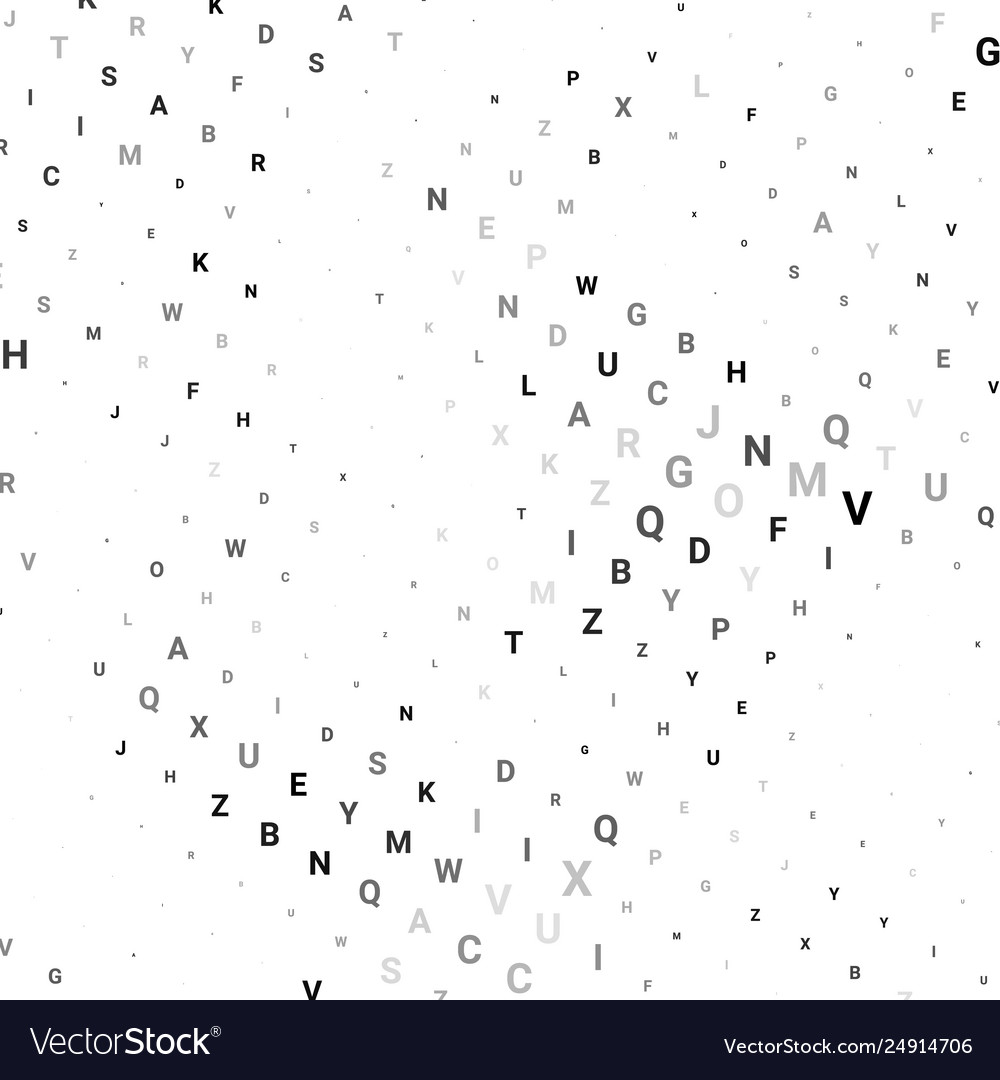 Abstract Halftone Texture With Letters Royalty Free Vector
