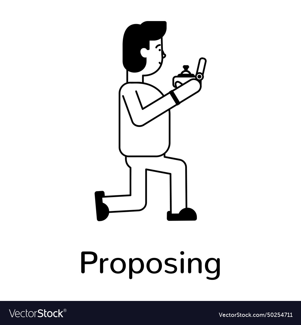 Proposing Royalty Free Vector Image - VectorStock