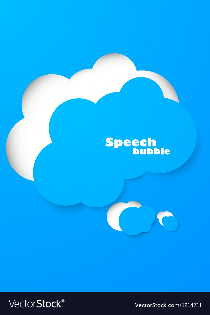 Speech bubble Royalty Free Vector Image - VectorStock