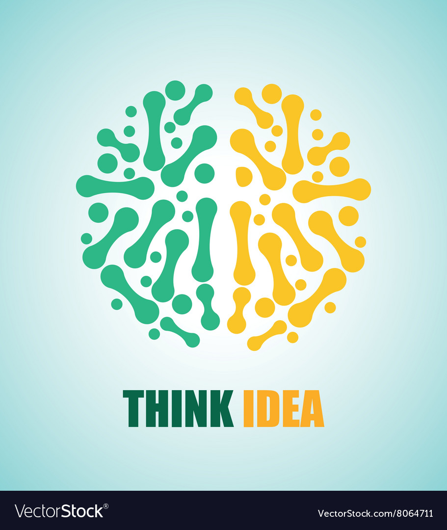 Thinking and brain design Royalty Free Vector Image