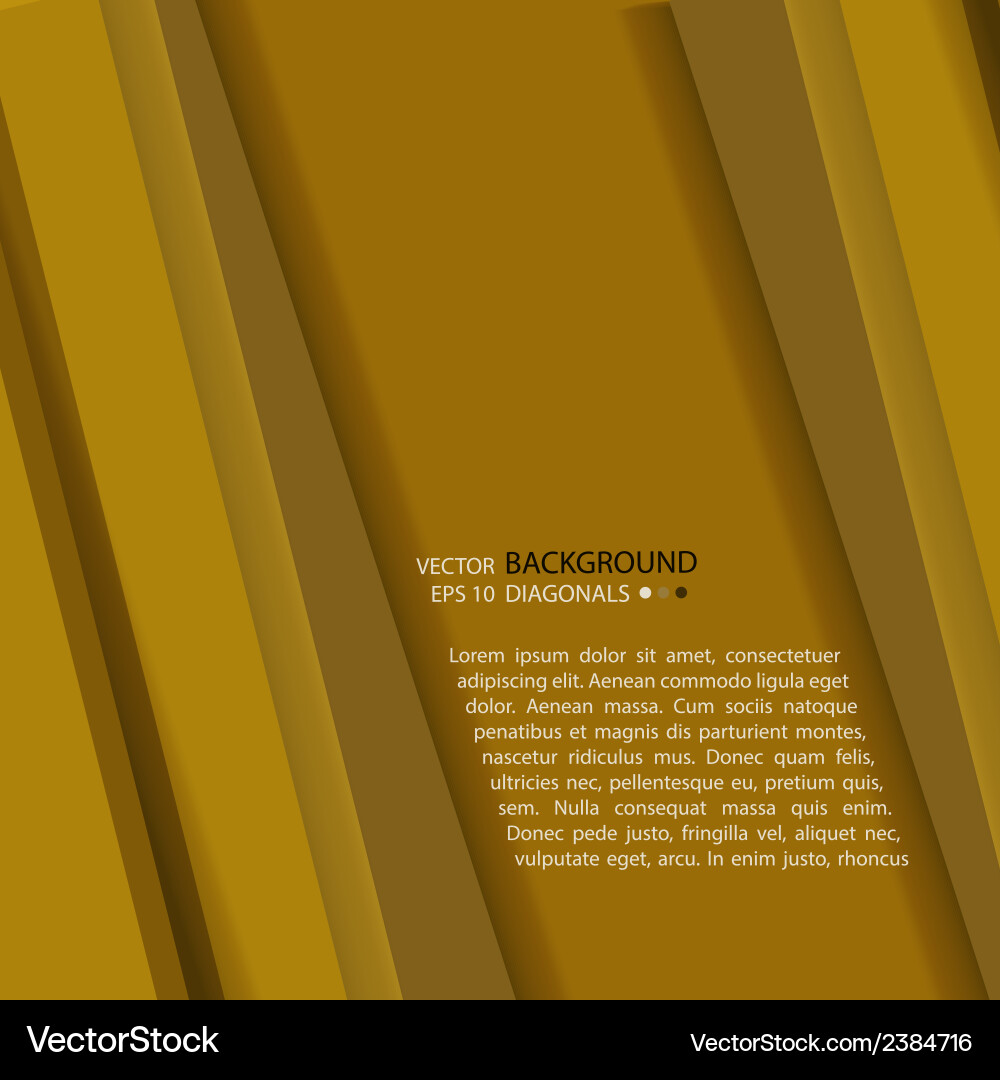 Background from strips of yellow paper Royalty Free Vector