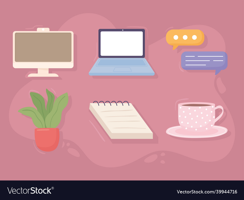 Computer message icons Royalty Free Vector Image
