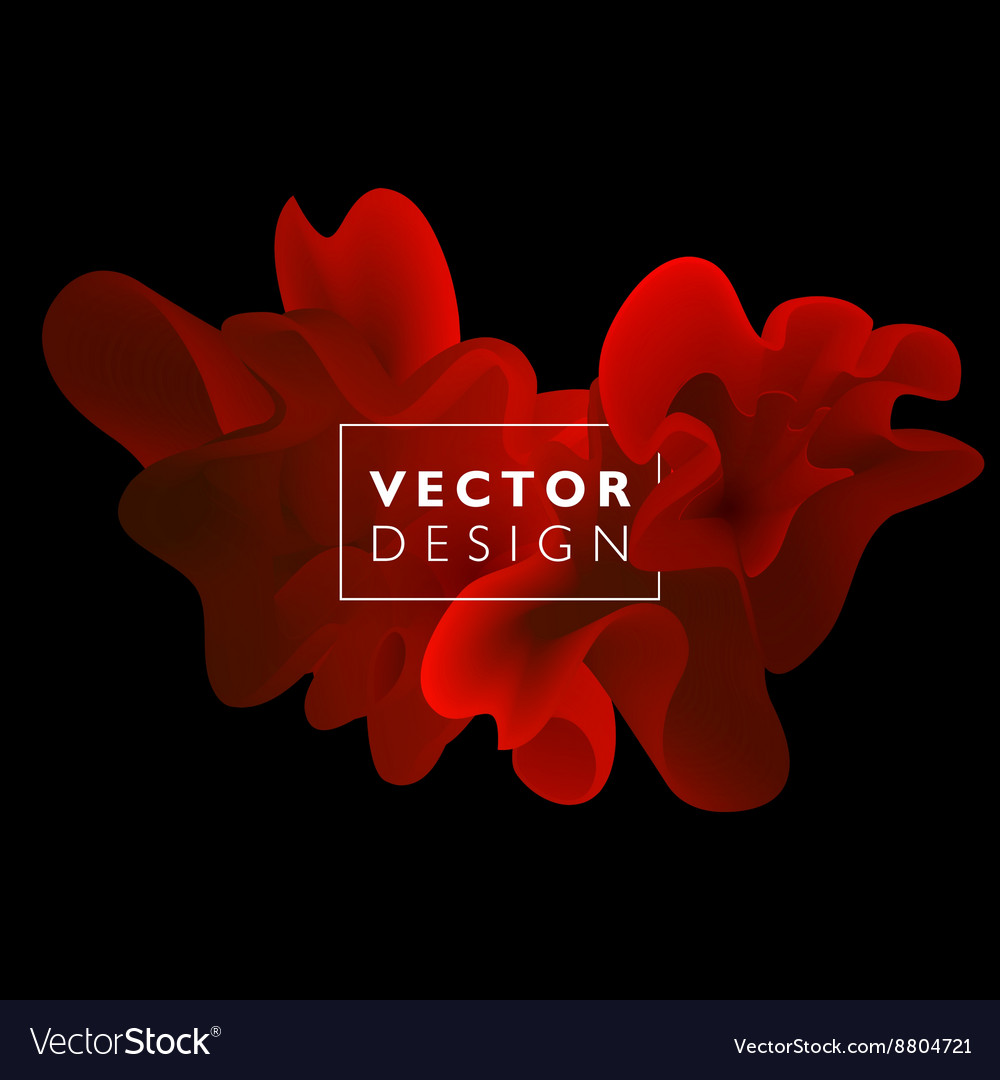 Abstract color cloud Royalty Free Vector Image