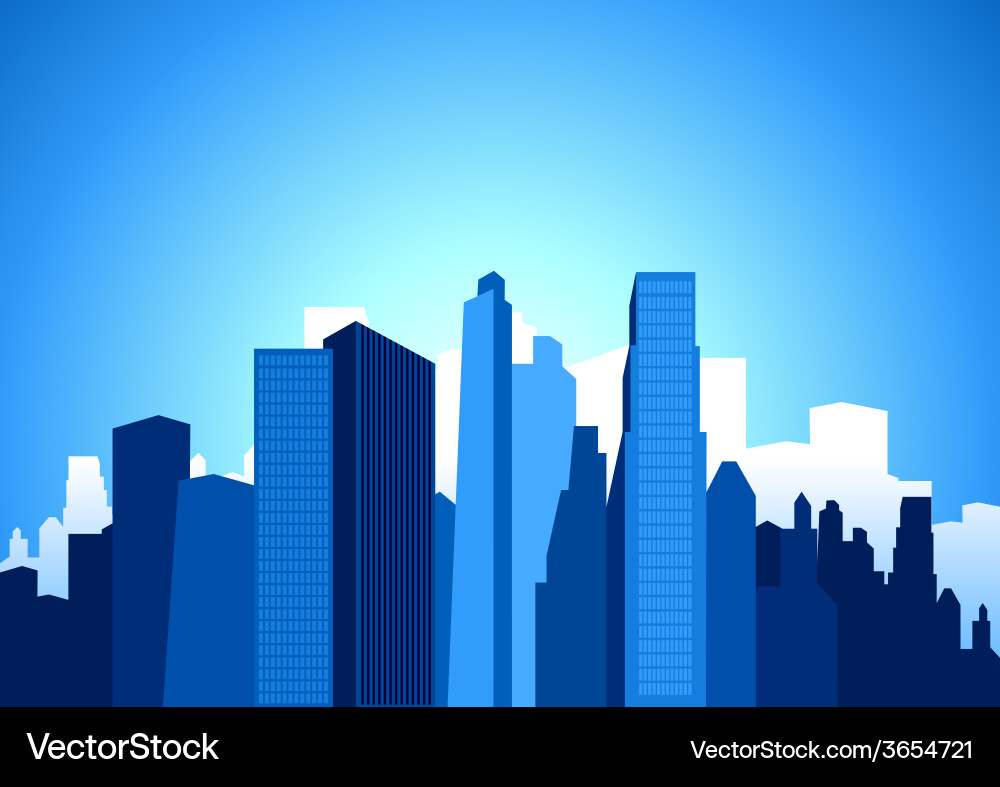 Cityscape Royalty Free Vector Image - VectorStock