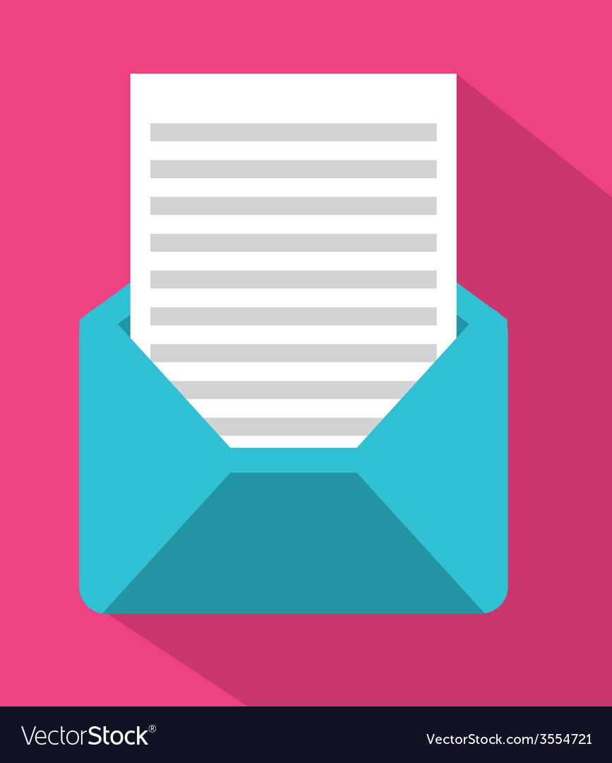 Envelope mail Royalty Free Vector Image - VectorStock