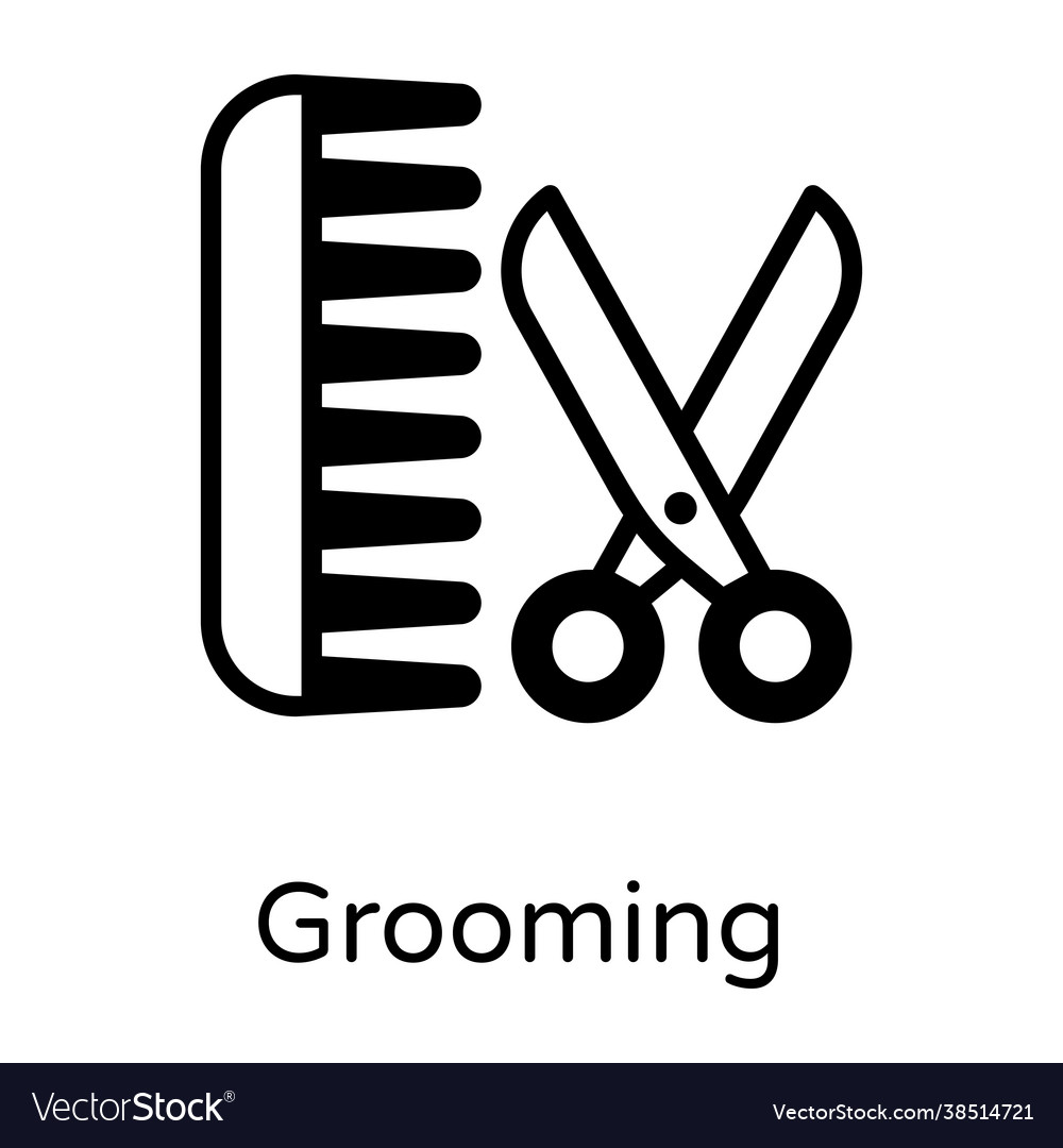 Grooming Royalty Free Vector Image - VectorStock