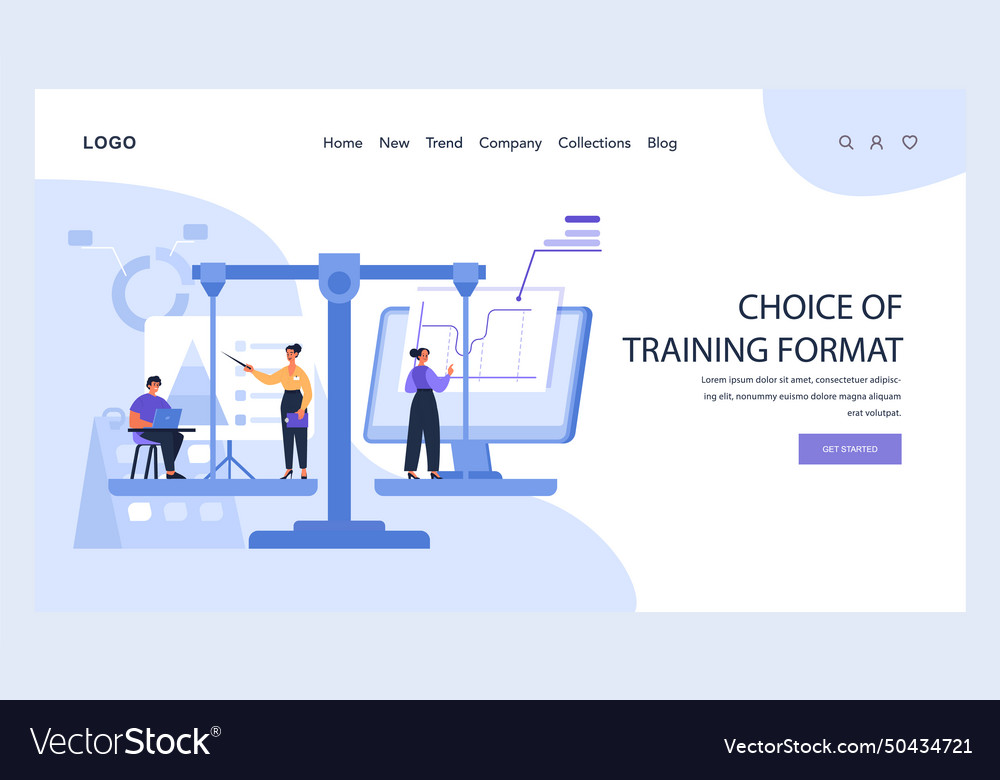 Professionals engaging in training format Vector Image