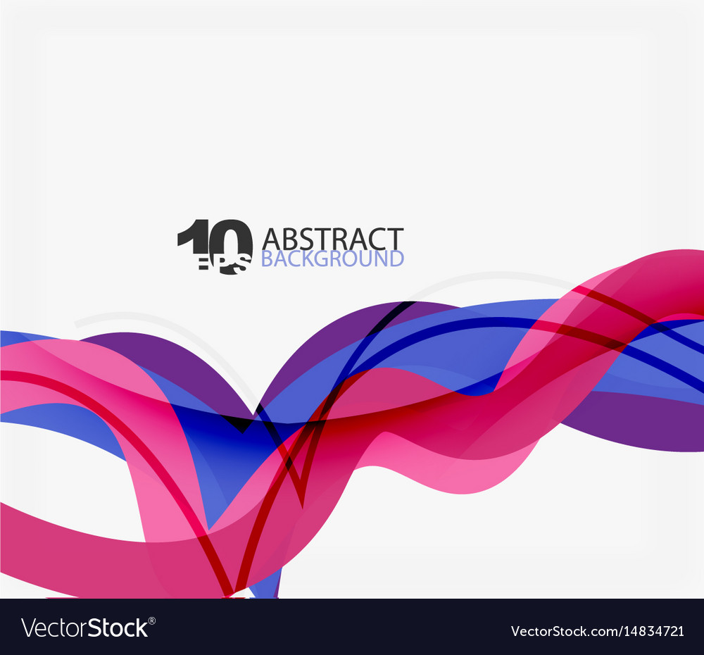 Wave lines abstract background Royalty Free Vector Image