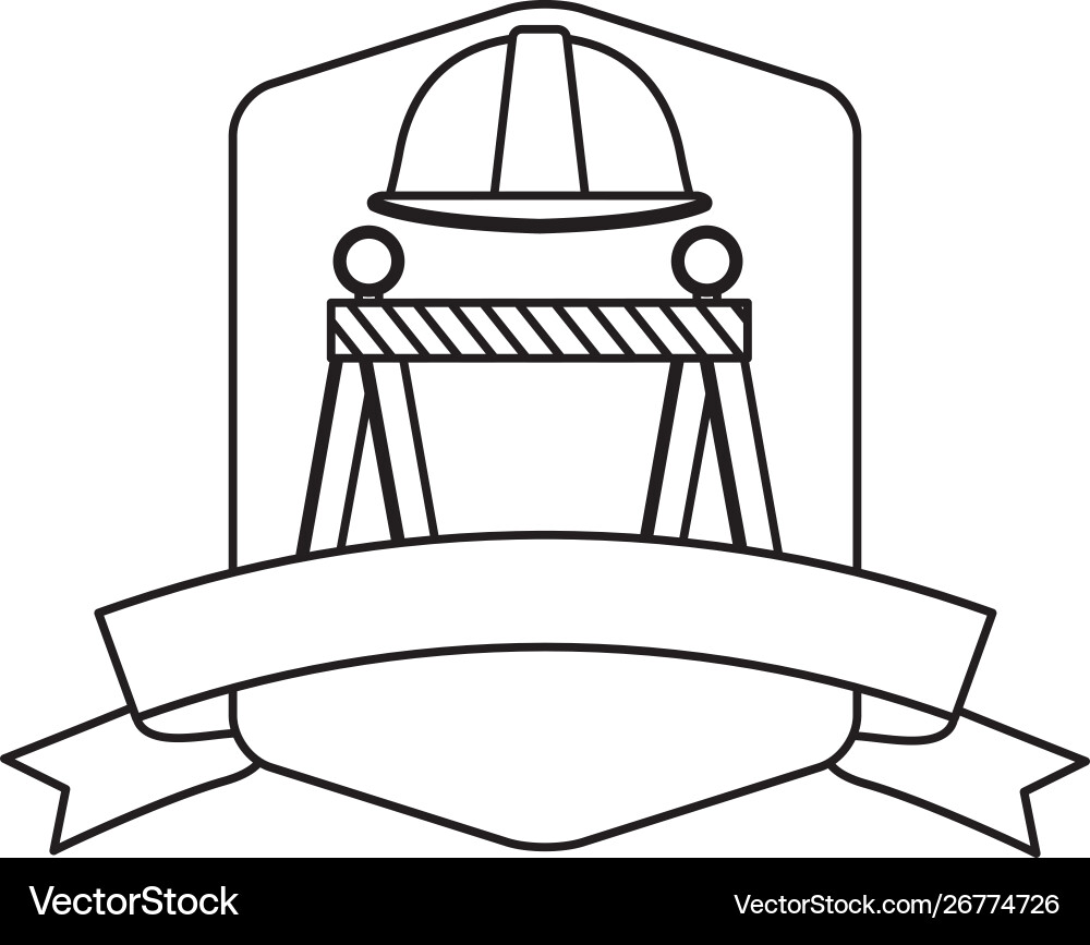 Construction tools and equipment cartoons in black