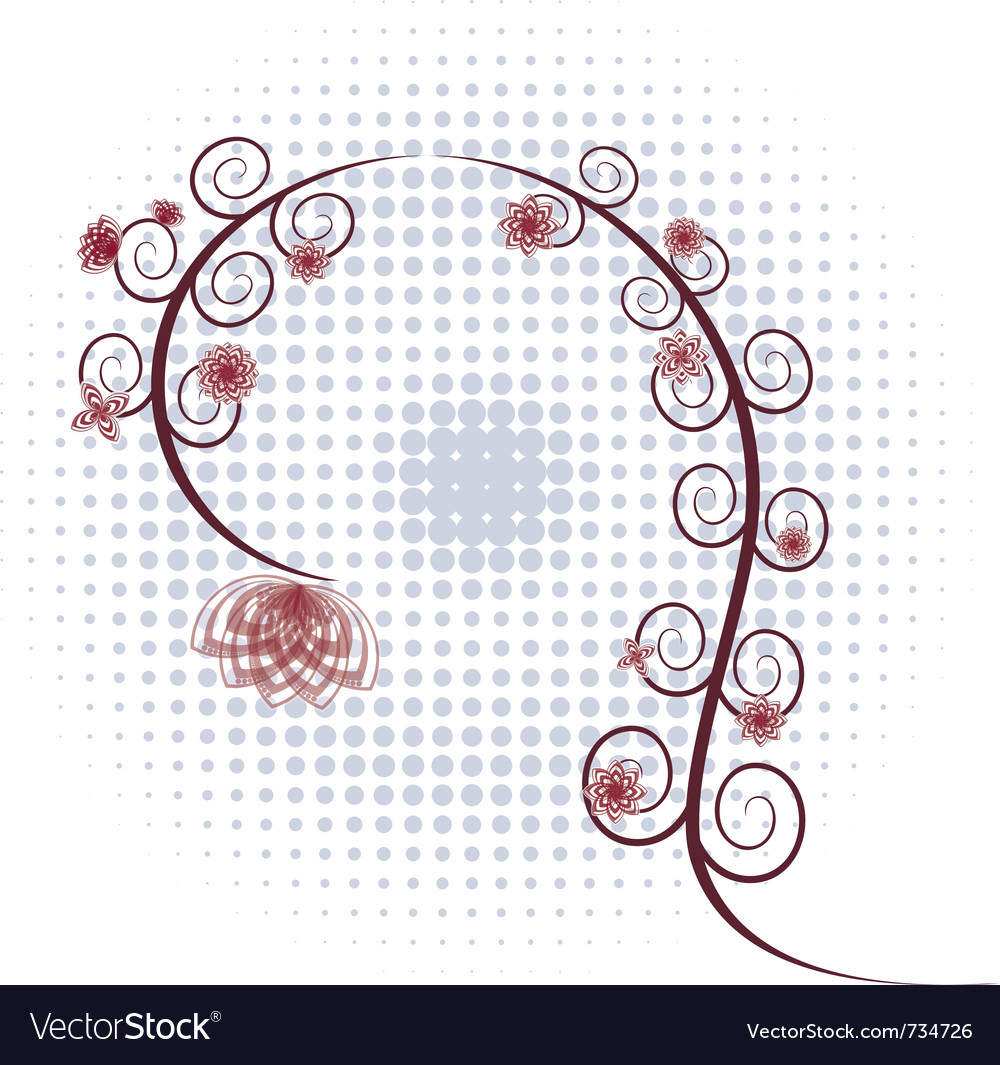Red tree Royalty Free Vector Image - VectorStock