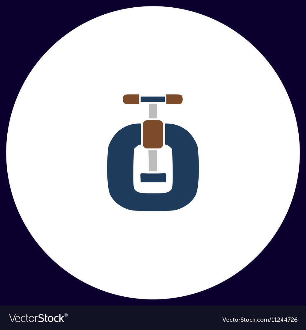 Vice computer symbol Royalty Free Vector Image