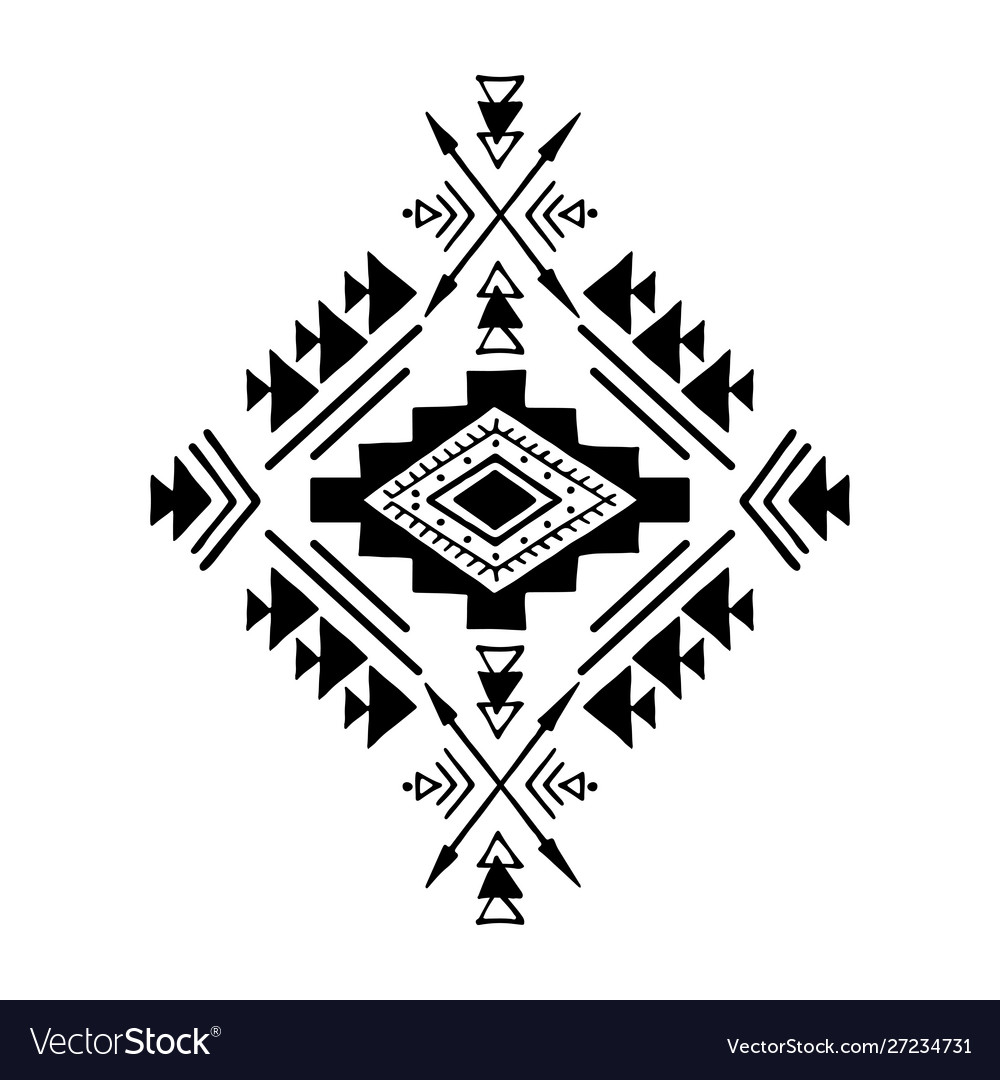 Aztec element Royalty Free Vector Image - VectorStock