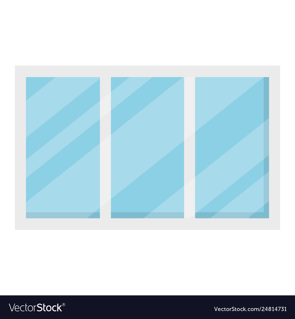 House window isolated icon Royalty Free Vector Image