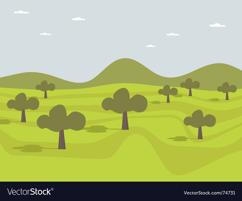 Landscape Royalty Free Vector Image - VectorStock