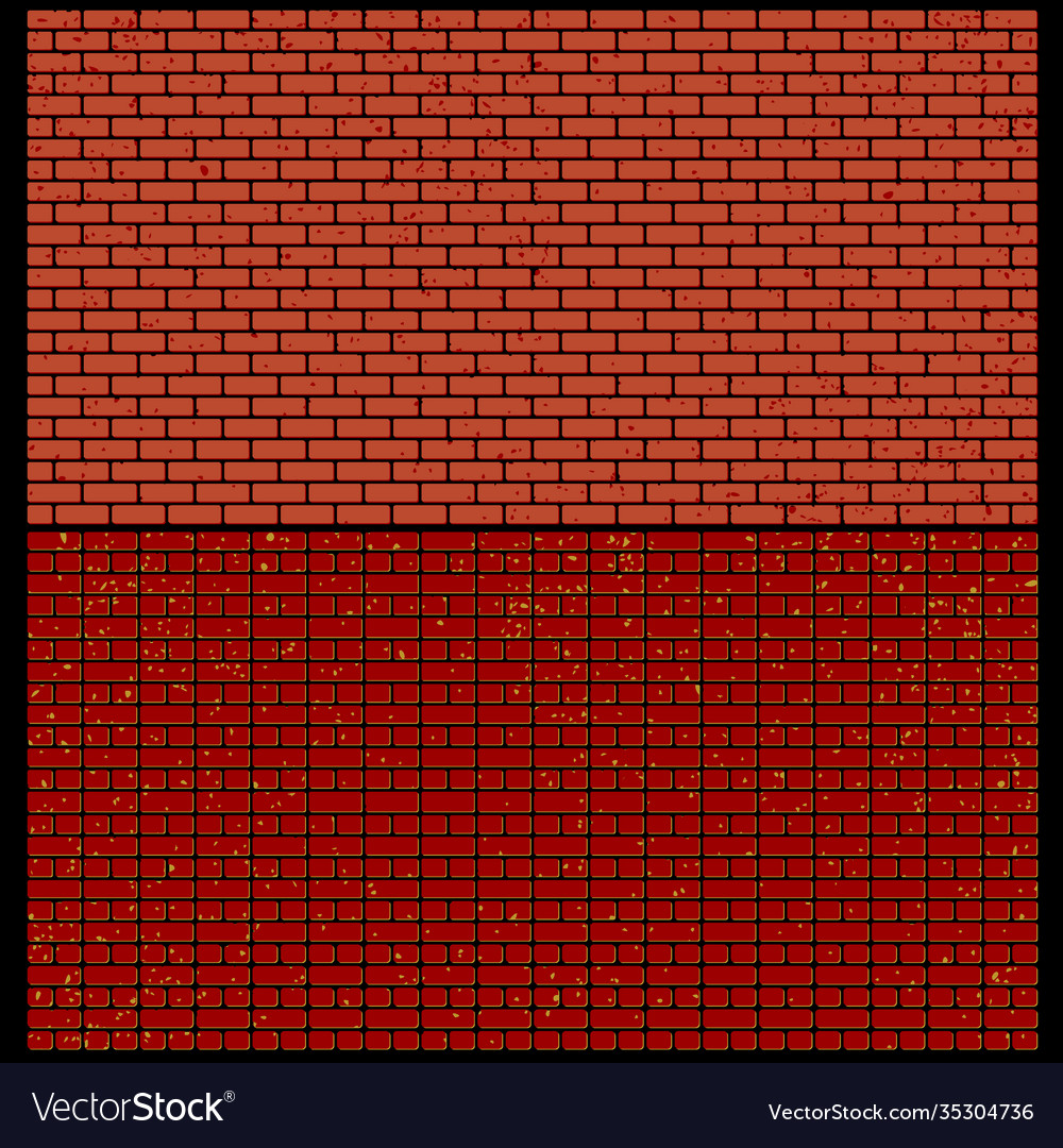 Brick wall textures design element Royalty Free Vector Image