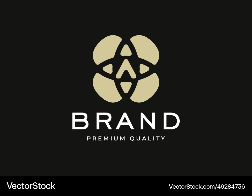 Letter a stylish and modern logo design Royalty Free Vector