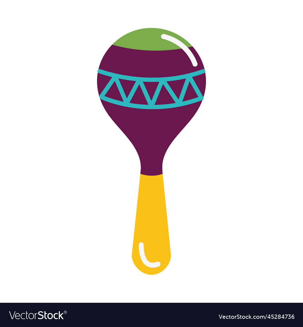 Maraca icon image Royalty Free Vector Image - VectorStock