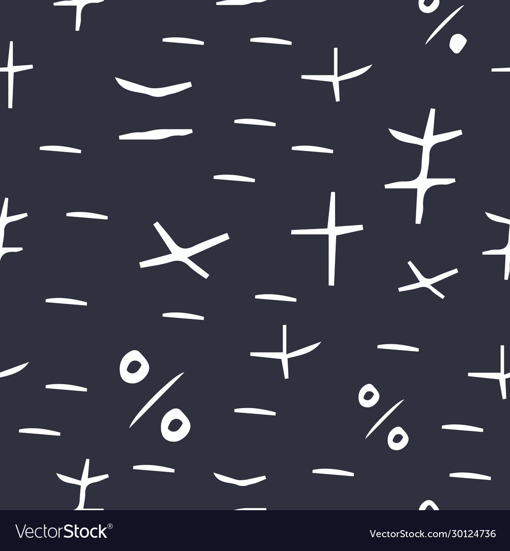 Mathematics geometric seamless pattern background Vector Image