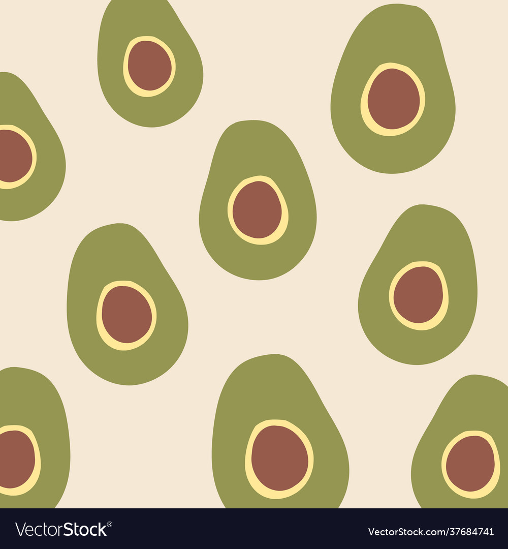 Avocado Royalty Free Vector Image - VectorStock