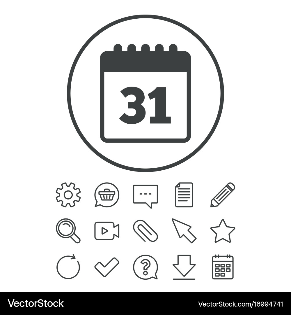 Calendar sign icon date or event reminder Vector Image