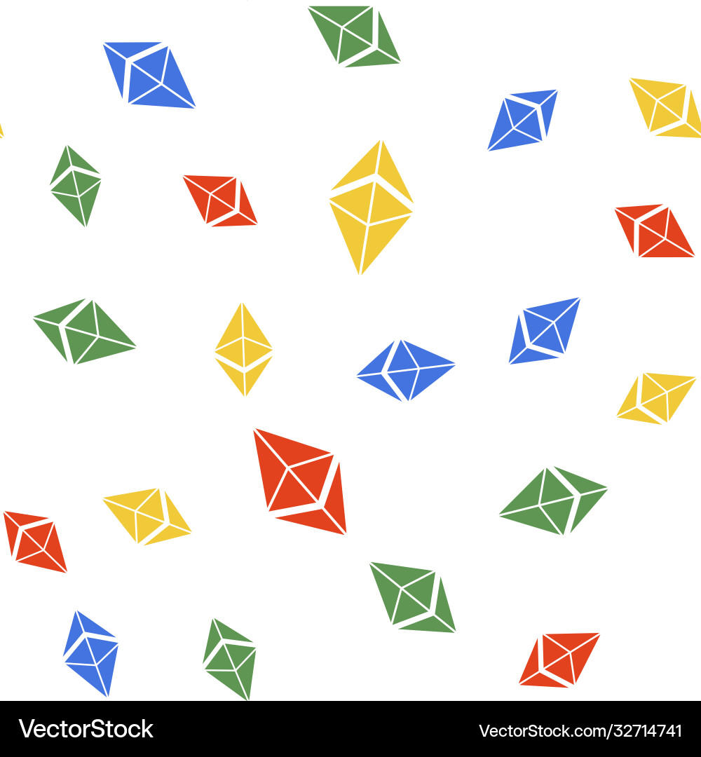 Color cryptocurrency coin ethereum eth icon Vector Image
