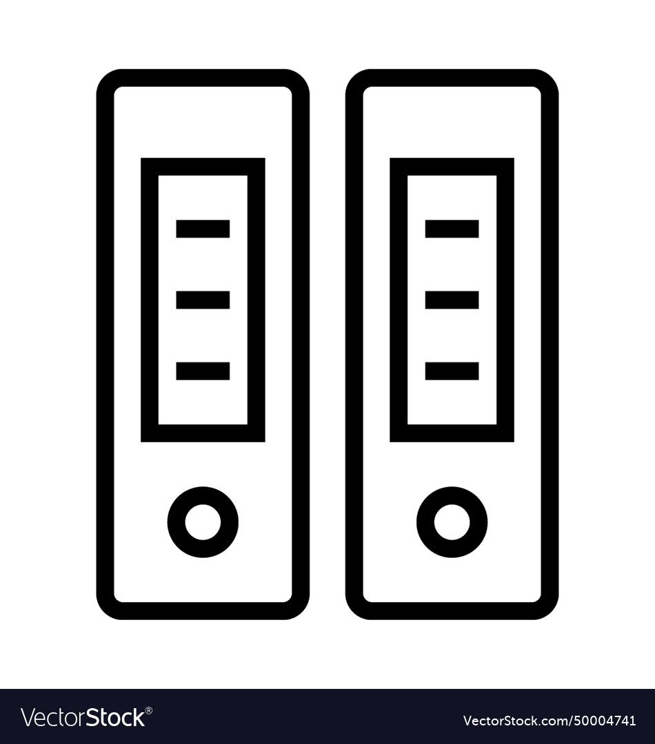 File folders icon Royalty Free Vector Image - VectorStock File folders icon Royalty Free Vector Image - VectorStock