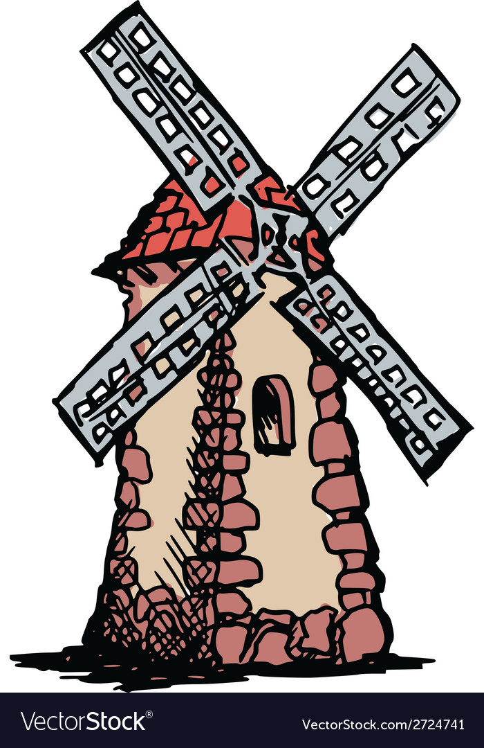 Mill Royalty Free Vector Image - VectorStock