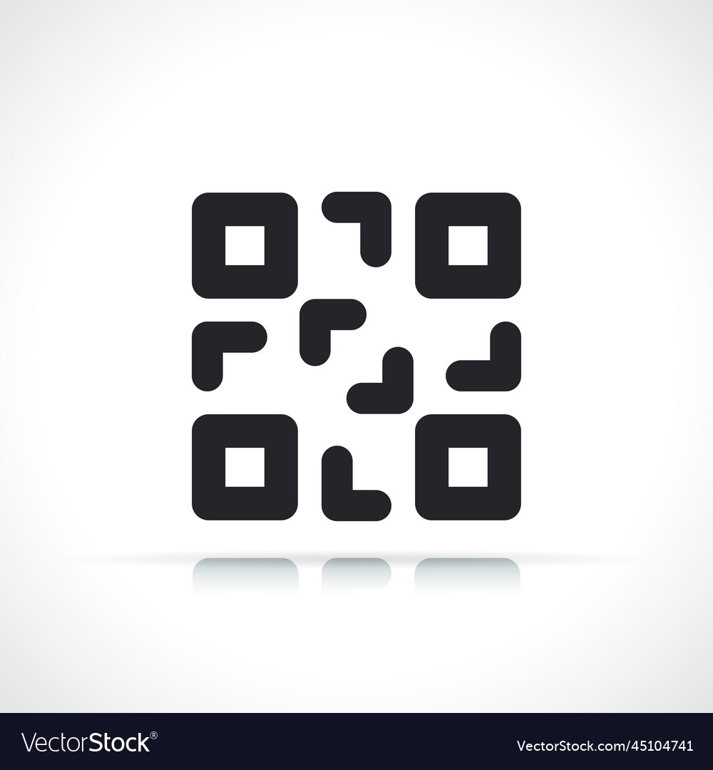 Qr code icon symbol Royalty Free Vector Image - VectorStock