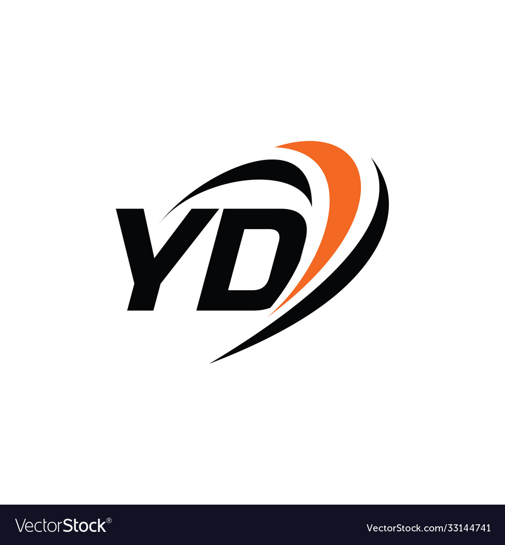 Yd monogram logo Royalty Free Vector Image - VectorStock