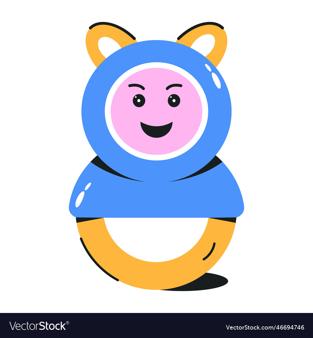 Bear teether Royalty Free Vector Image - VectorStock