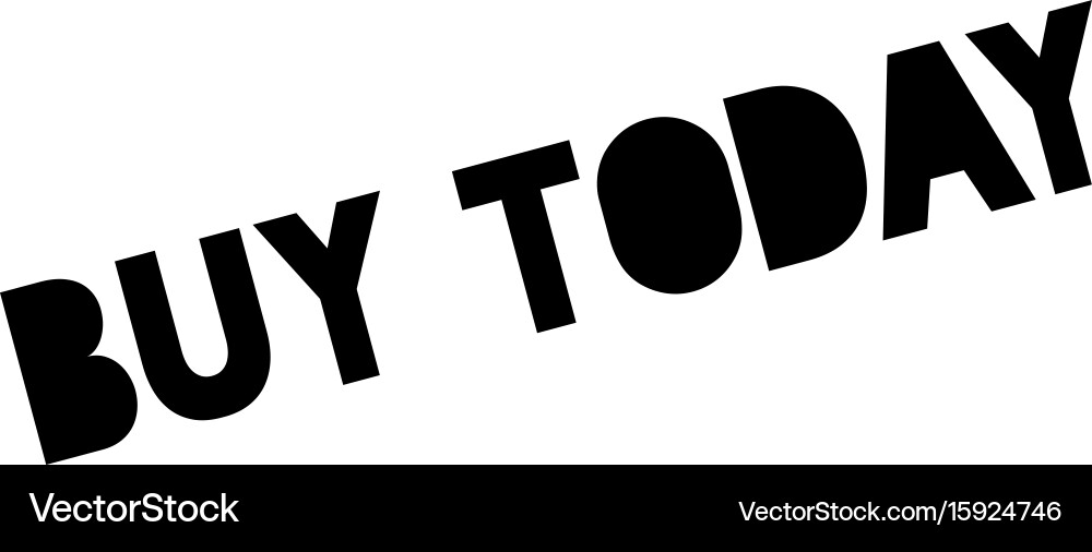 Buy today rubber stamp Royalty Free Vector Image