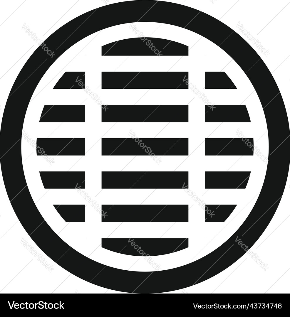 Road manhole icon simple city construction Vector Image