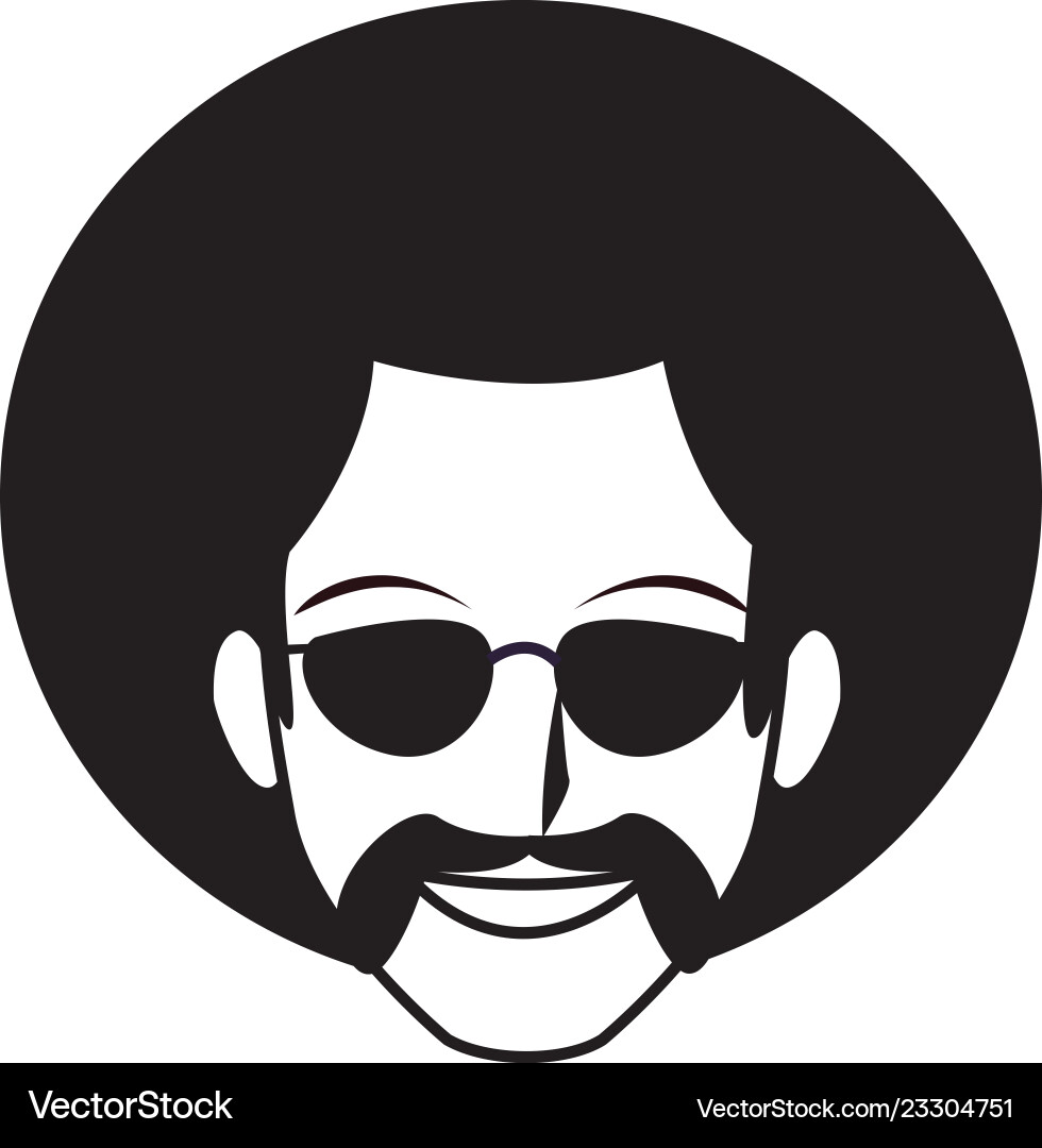 Disco man cartoon Royalty Free Vector Image - VectorStock