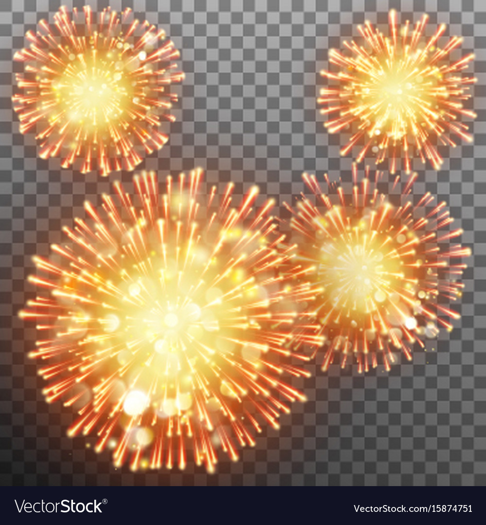 Festive firework effect eps 10 Royalty Free Vector Image