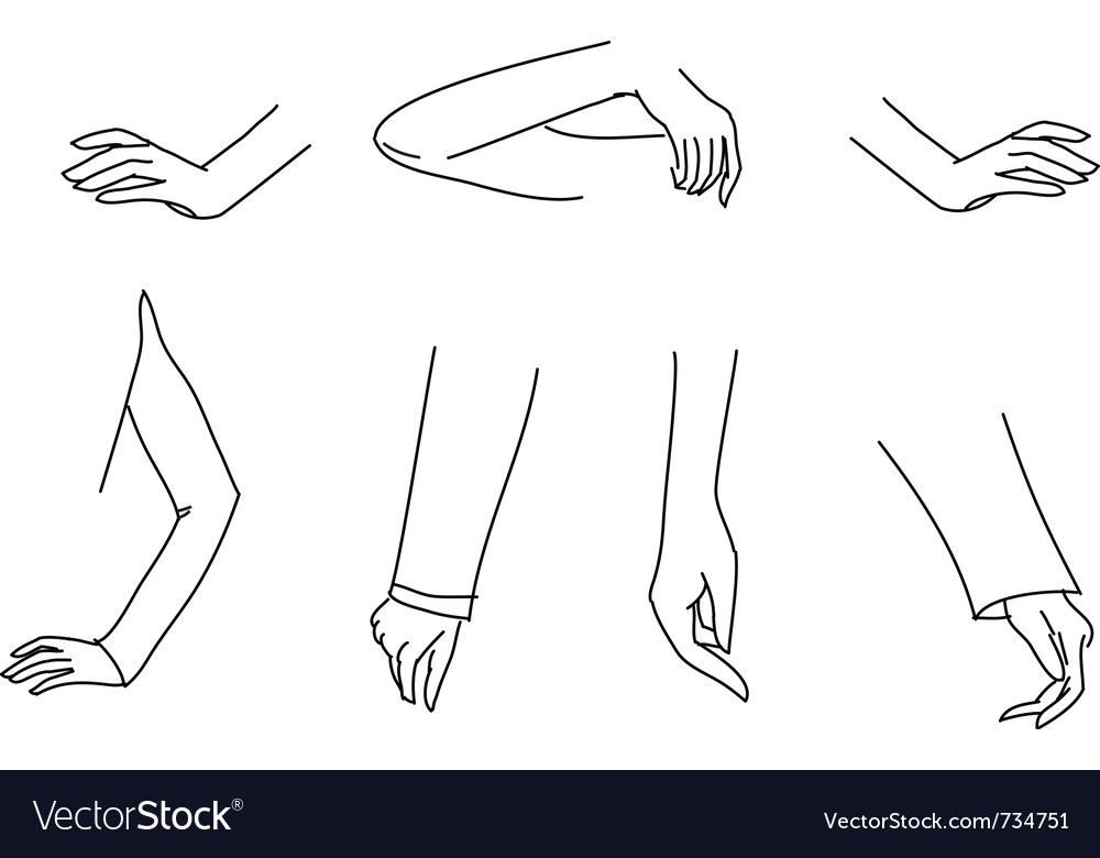 Hands Royalty Free Vector Image - VectorStock