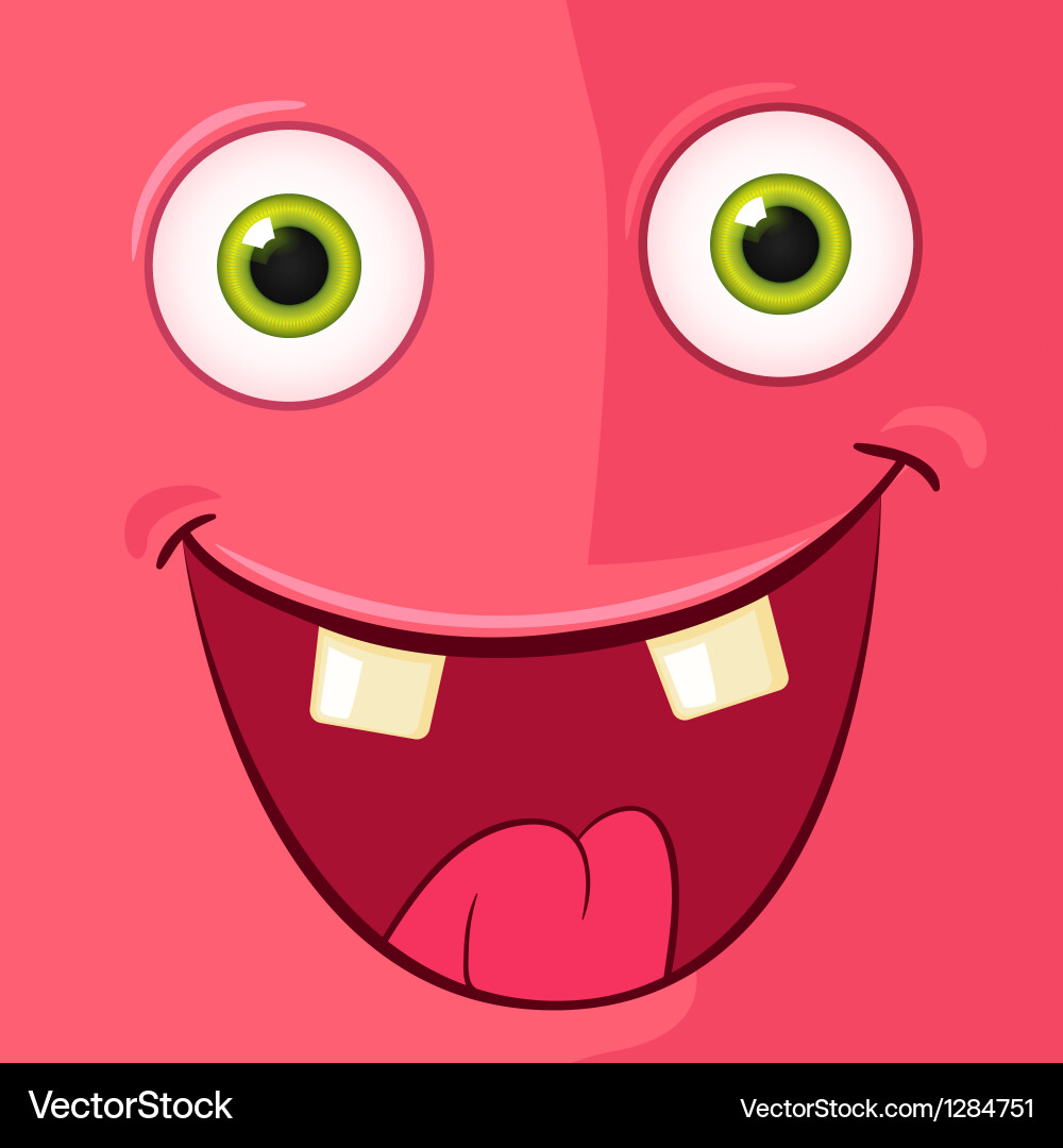 Monster avatar Royalty Free Vector Image - VectorStock