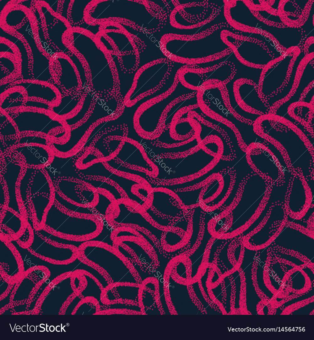 Abstract Stippled Weird Seamless Pattern Vector Image