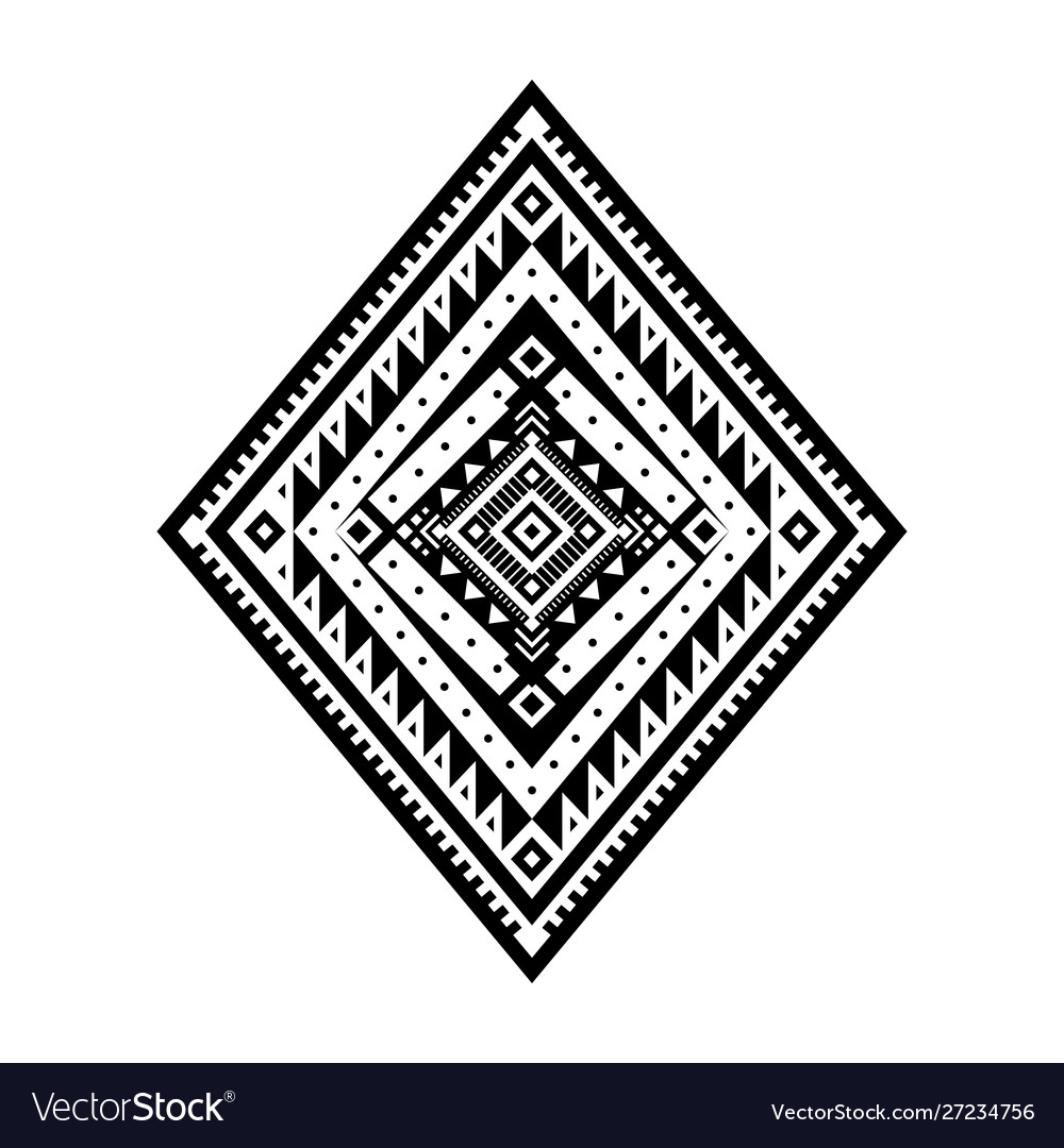 Aztec element Royalty Free Vector Image - VectorStock