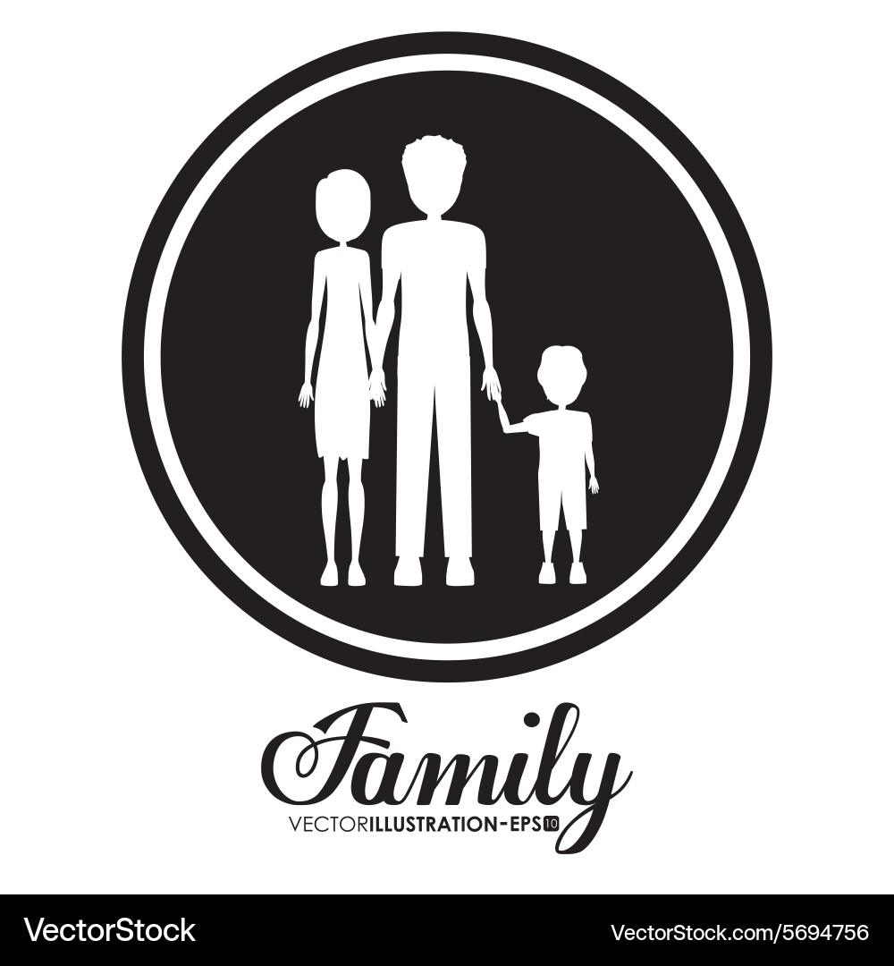 Family design Royalty Free Vector Image - VectorStock