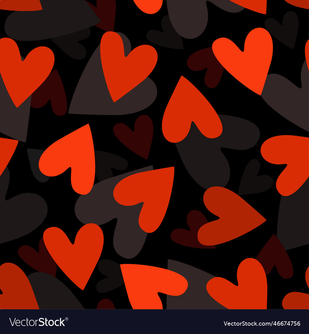 Hearts pattern Royalty Free Vector Image - VectorStock