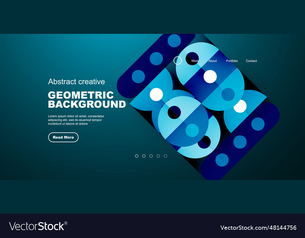 Simple circles and round elements pattern Vector Image